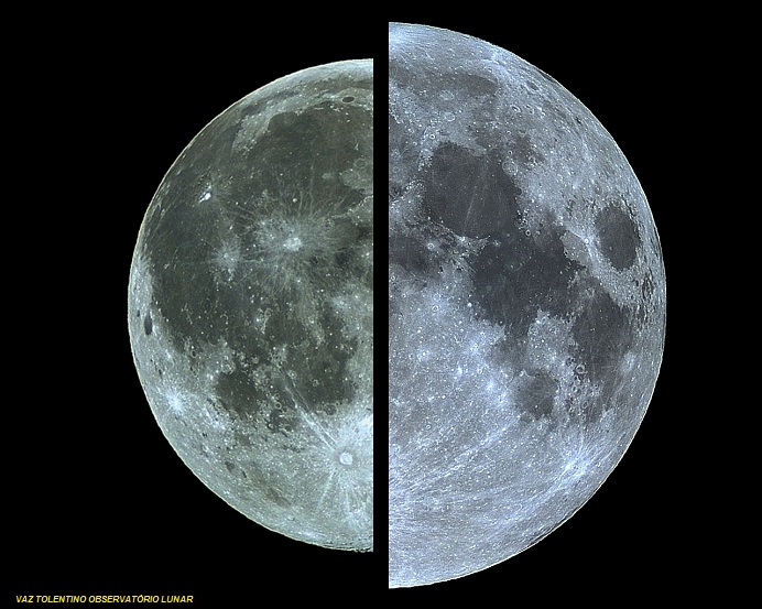 Super Lua ou Lua cheia no perigeu em 29 de agosto de 2015. | Vaz ...