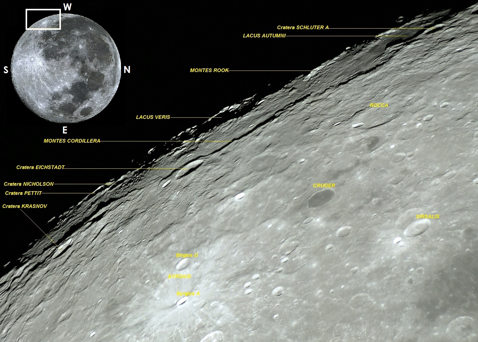 MARE ORIENTALE. | Vaz Tolentino Observatório Lunar