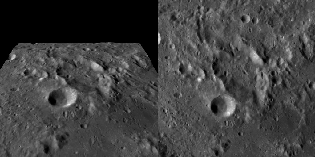 Cratera HYPATIA. | Vaz Tolentino Observatório Lunar